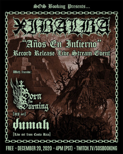 XIBALBA To Perform FREE Años En Infierno Record Release Livestream Set ...
