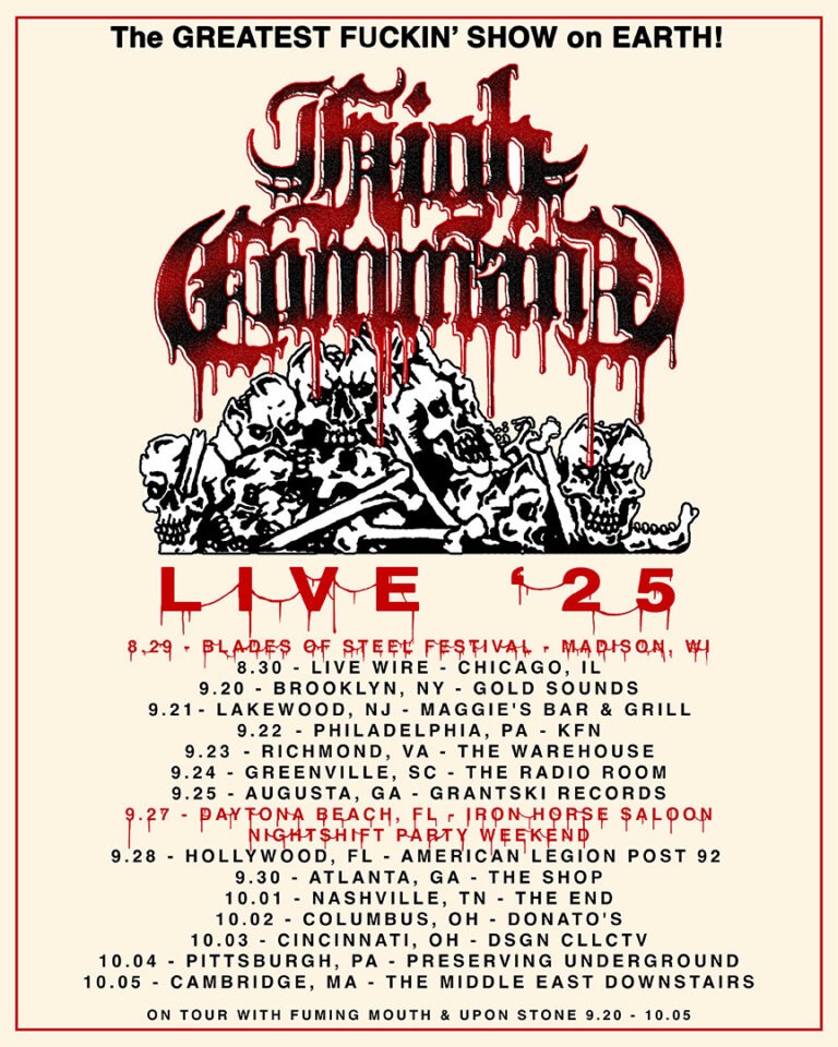 High Command 2025 US Tour – Southern Lord Recordings Europe